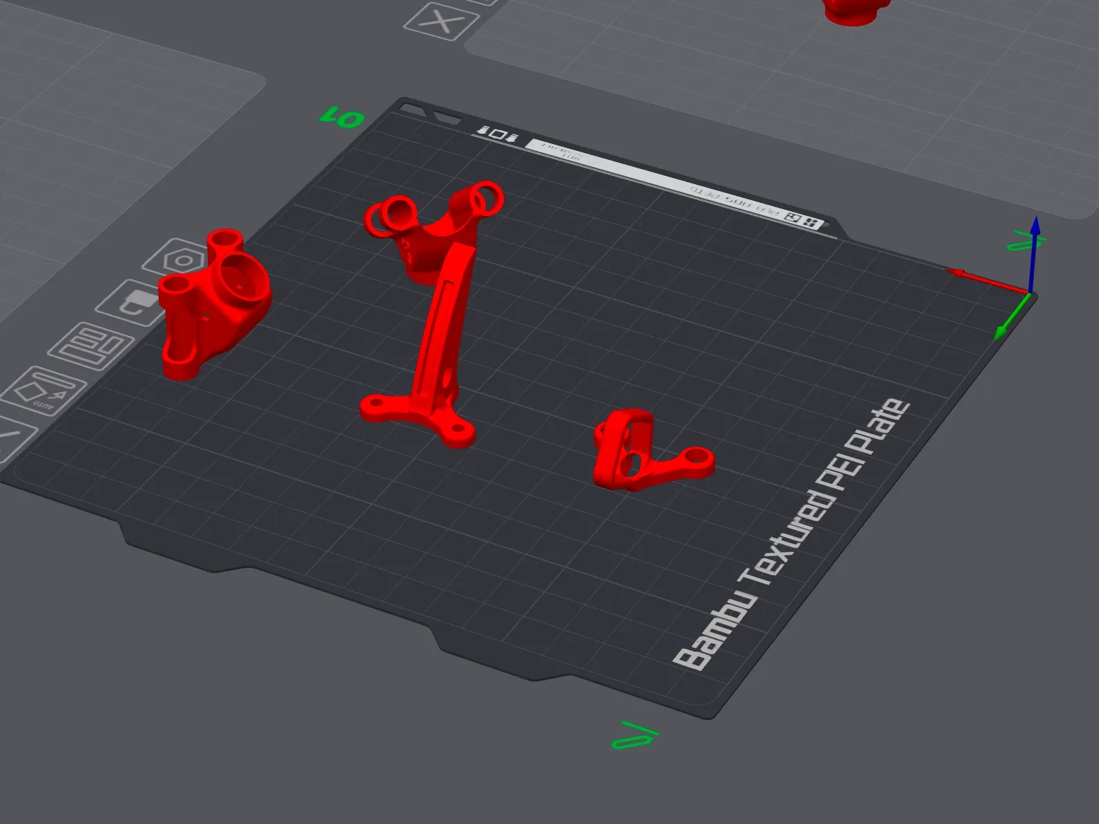 TPU 3D printed parts for FPV drones. M3, M2 screws can be used. Camera ...