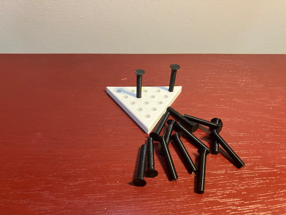 Mini Cracker Barrel Peg Jump Game by Mitten State Manufacturing ...