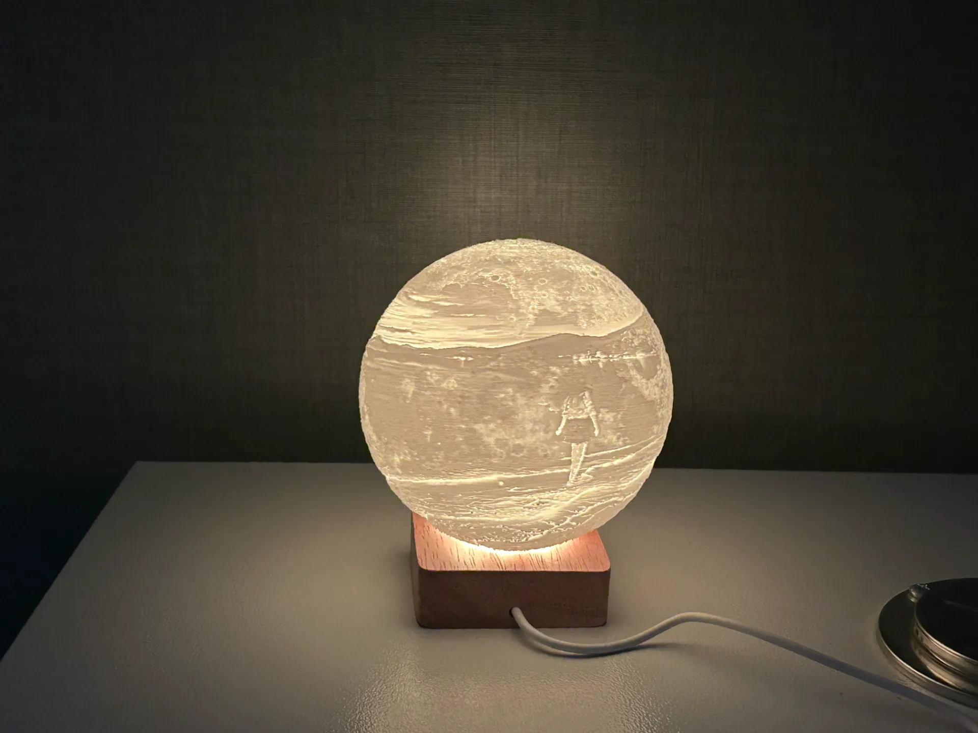 Moon Lamp with Design - Base Model by chunfeng - MakerWorld