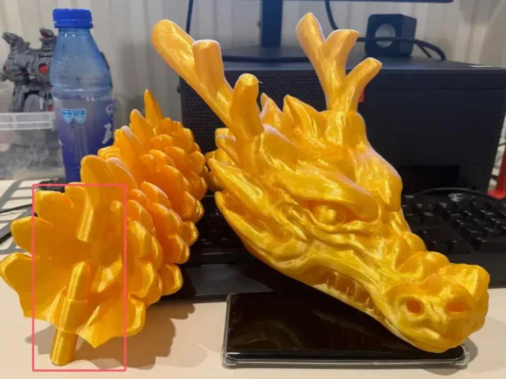 2.2 meter Chinese Dragon, plug connection Remixed by 玩火 - MakerWorld