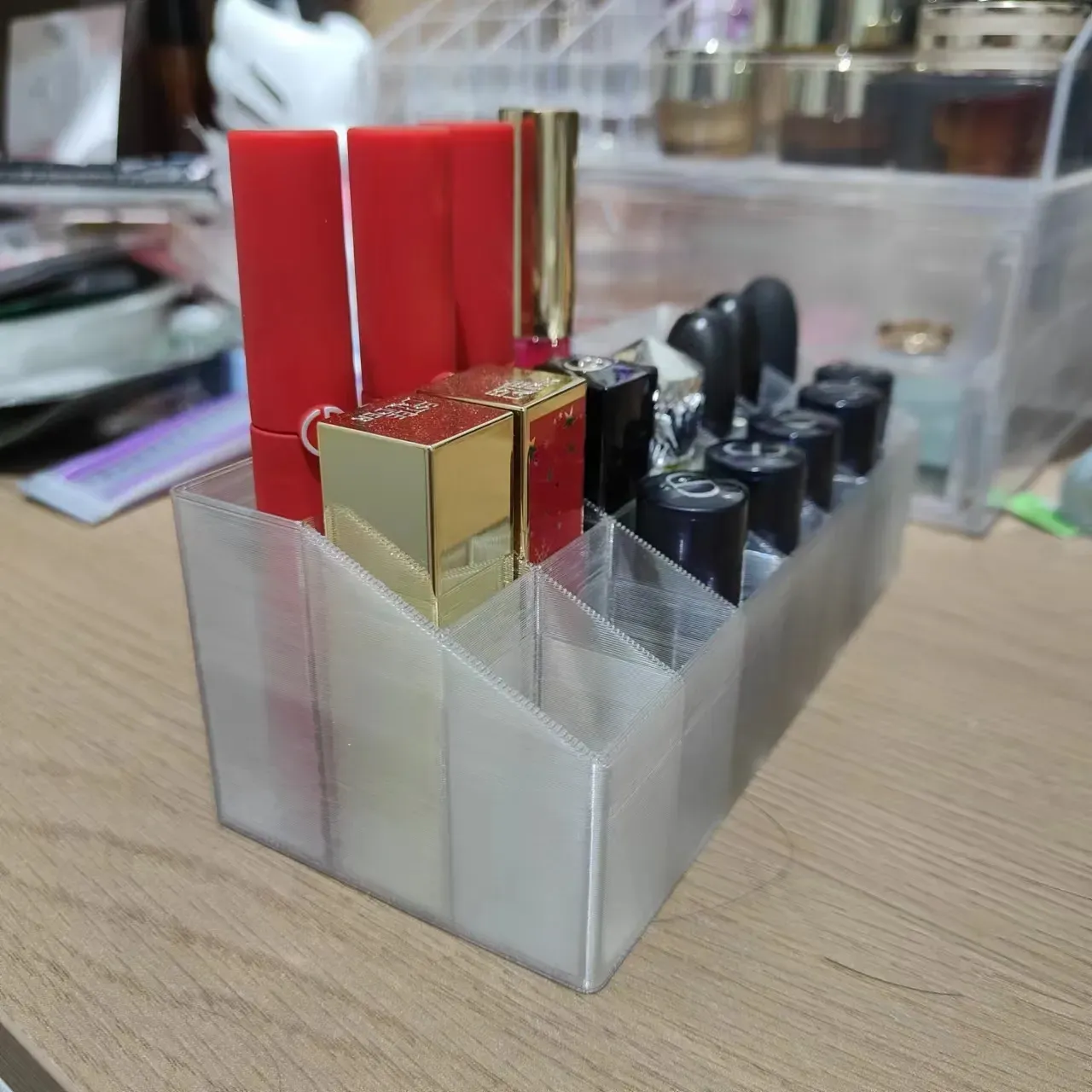 21-compartment Lipstick Organizer by Rayedge - MakerWorld