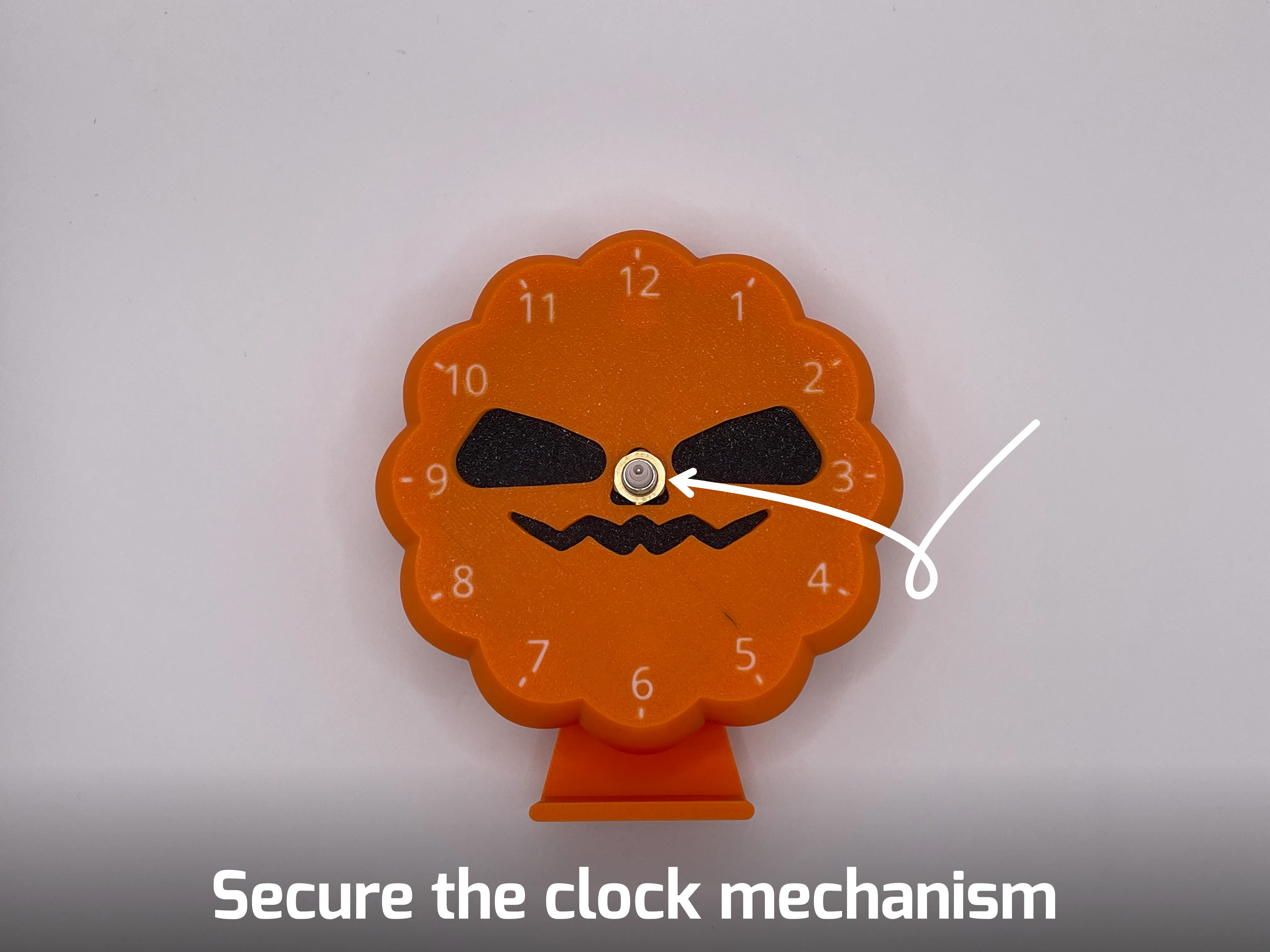 Pumpkin Desk Clock [Halloween] by MalcTheOracle MakerWorld: Download ...