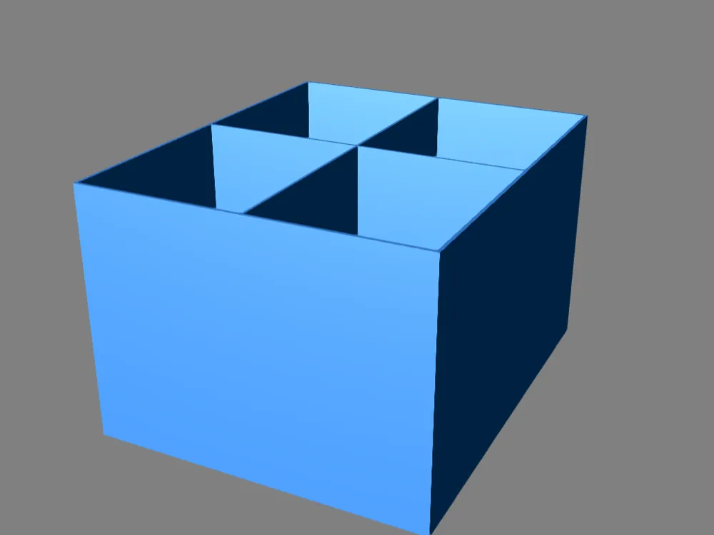 Arbitrarily Compartmented Box With Overlapped Lid by Tryphon - MakerWorld