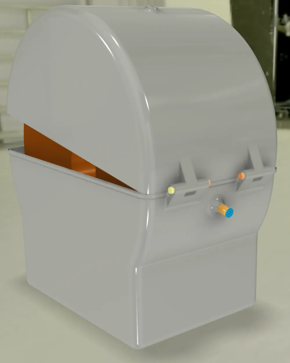 Filament dry box for 5 kg spools - Free 3D Print Model - MakerWorld