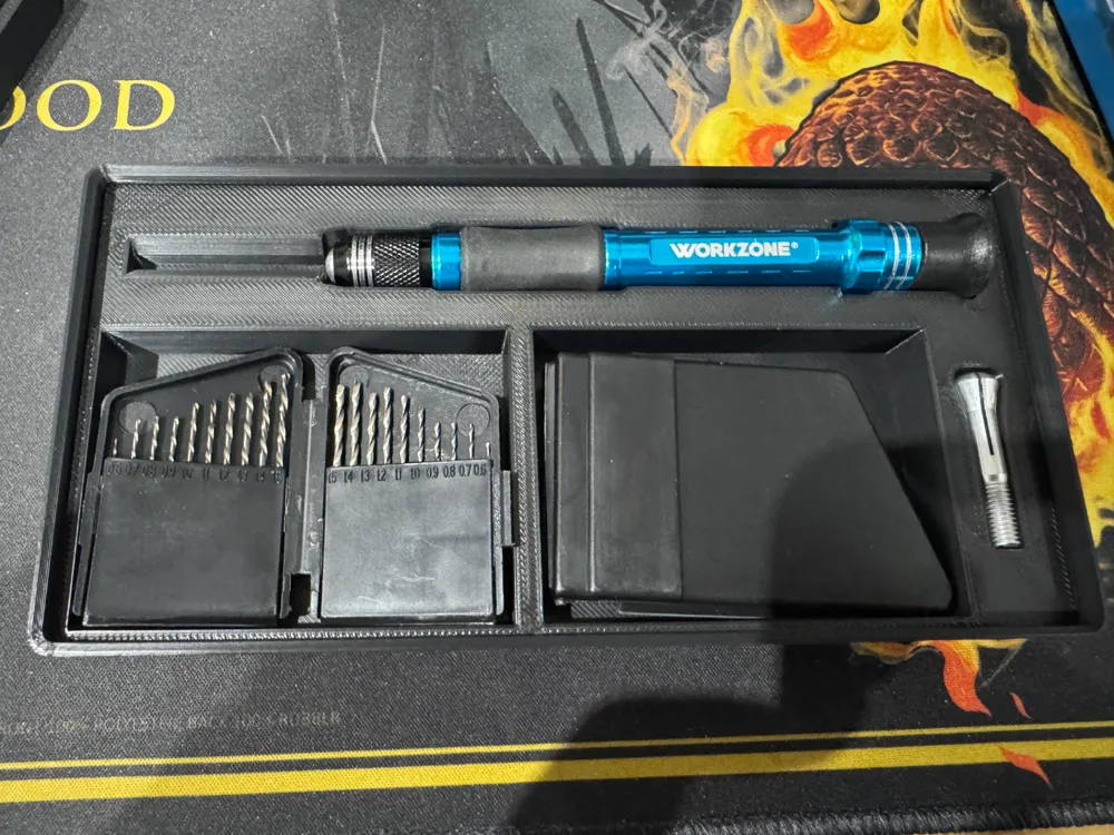 Workzone Precision Hand Drill Set - Gridfinity by ZDeanzo - MakerWorld