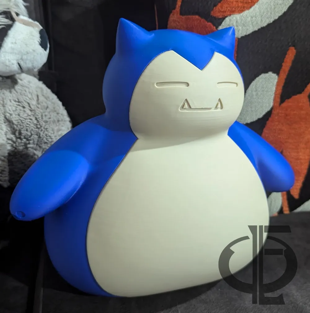 Snorlax Pokemon Multipart Multicolor HD - Free 3D Print Model - MakerWorld