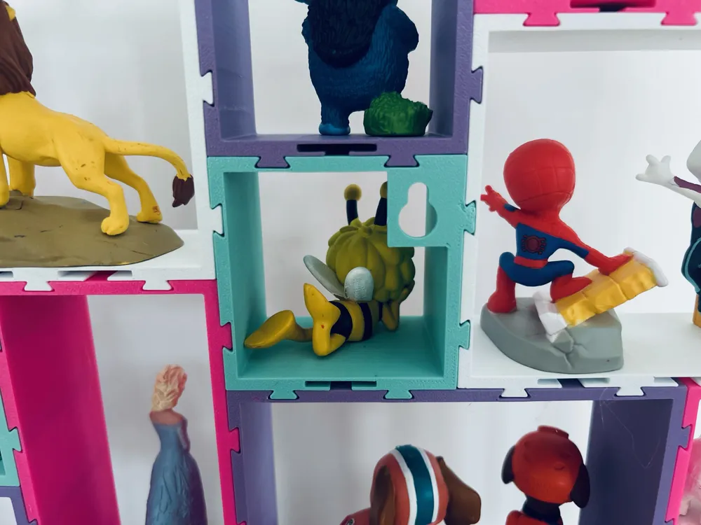 TonieGRID - Modular shelf for Tonie figures - Free 3D Print Model ...