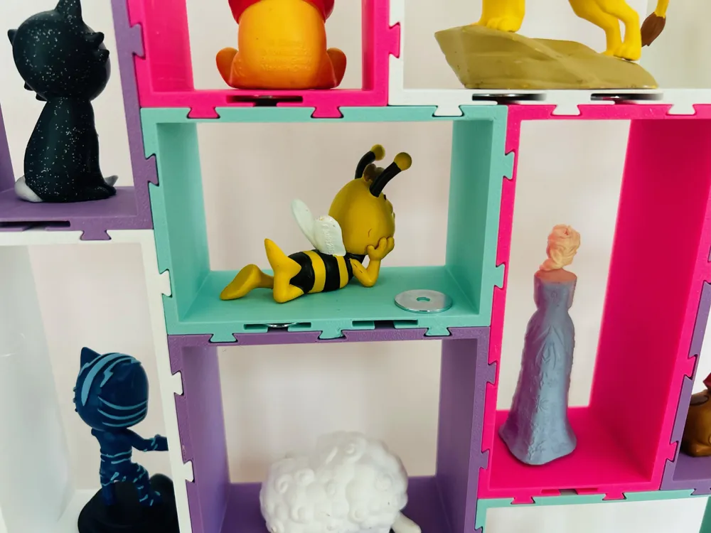 TonieGRID - Modular shelf for Tonie figures - Free 3D Print Model ...