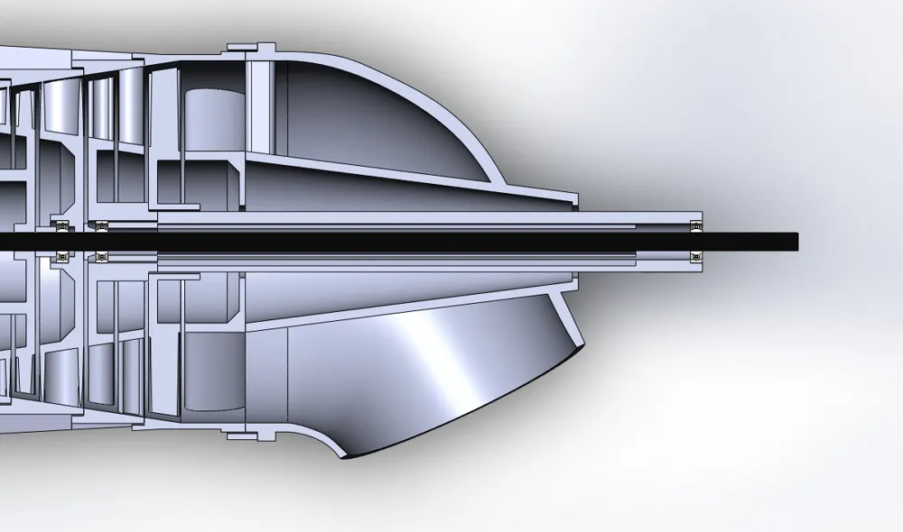 TV3-117 Series Turboshaft Engine Model for 3D Printed Gas Turbine ...