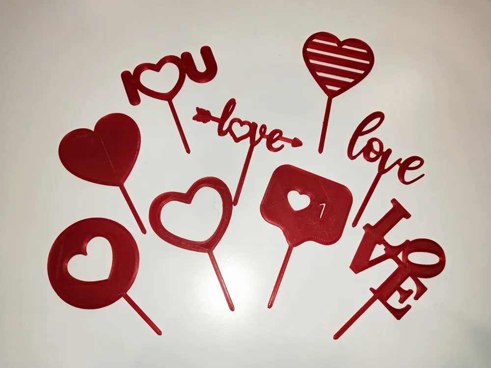 9 Valentine's Day - Love toppers pack by zbyszp - MakerWorld