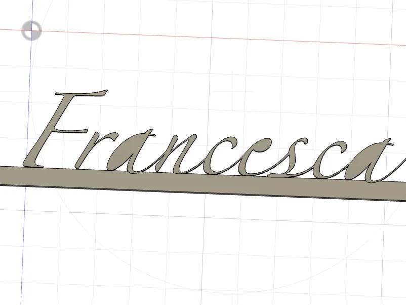 francesca name by Lock Light - MakerWorld