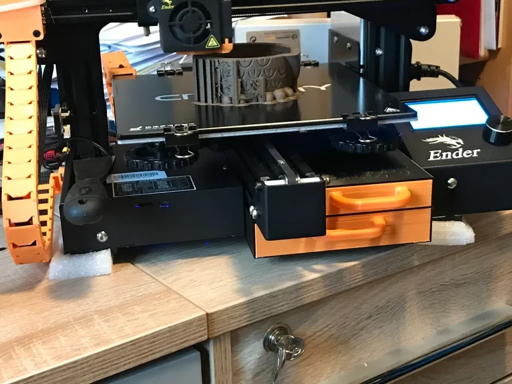 Creality Ender 3 Pro dual drawer by Mike OliverBenji - MakerWorld