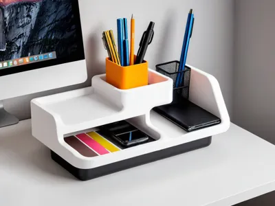 Modern Desk Organizer by S3D - MakerWorld