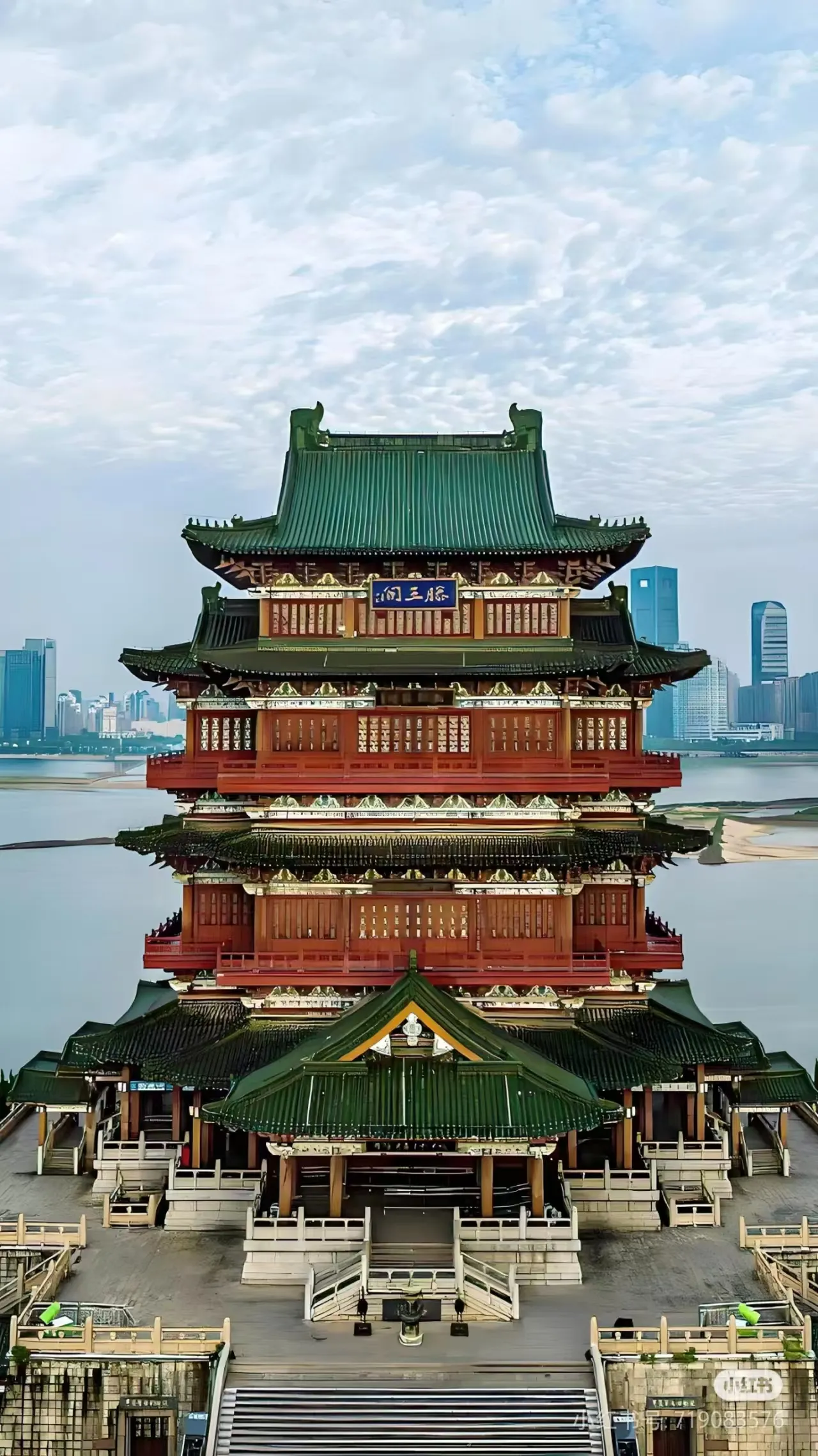 Print-in-Place Tengwang Pavilion by wannawow摆烂猫 - MakerWorld