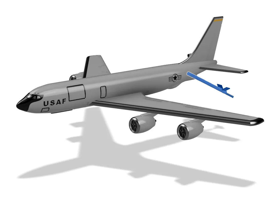 KC135 Plane Kit Card - Free 3D Print Model - MakerWorld