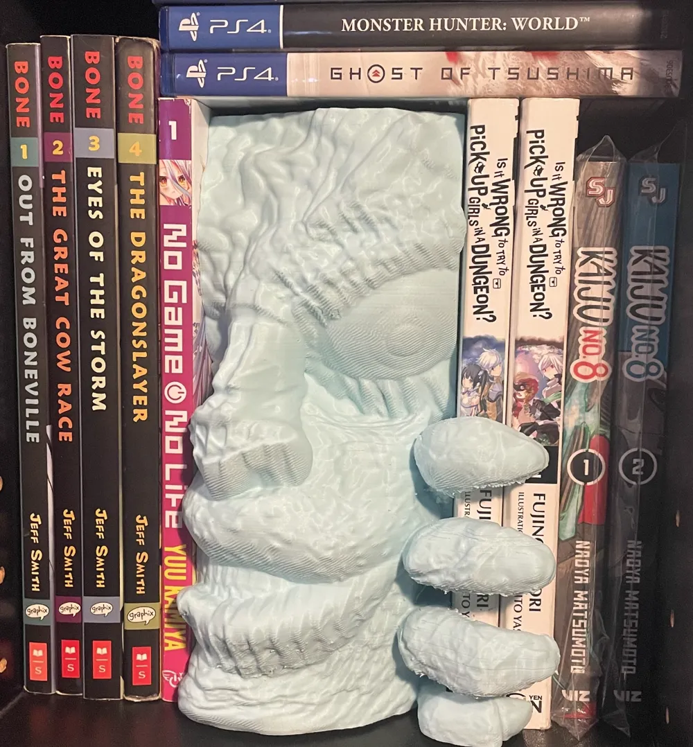 Bookshelf monster by AutoForge MakerWorld: Download Free 3D Models