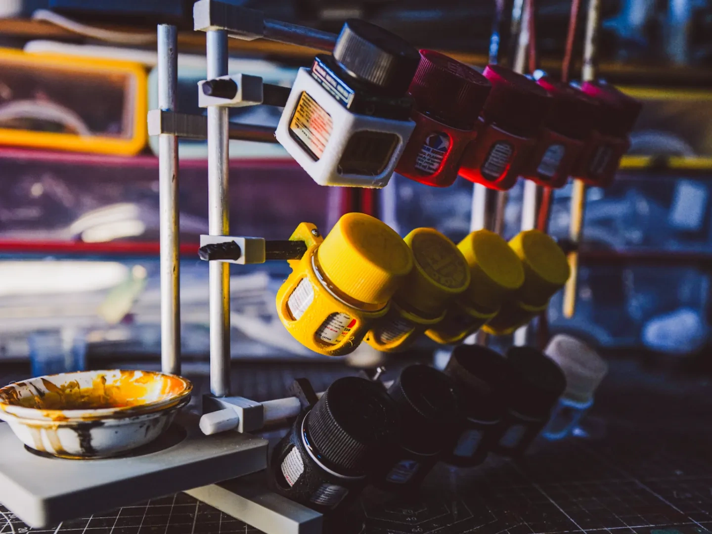 Modular Storage for Paint Bottles (With Optional Paint Rack) by OEDS ...