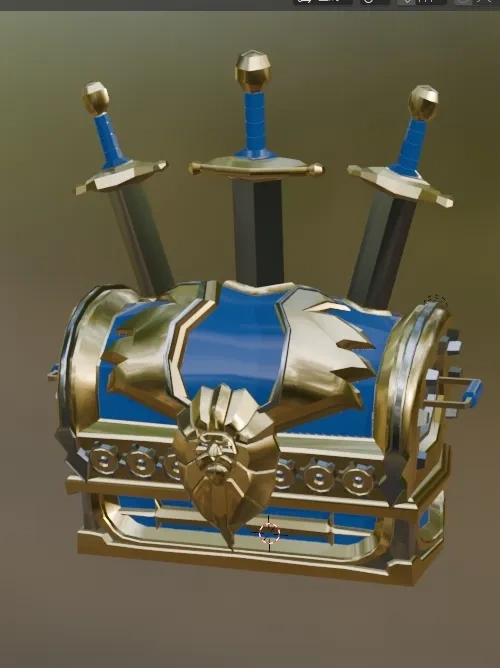 Desktop Medieval Weapon Chest Display by 锡城筱凯 - MakerWorld