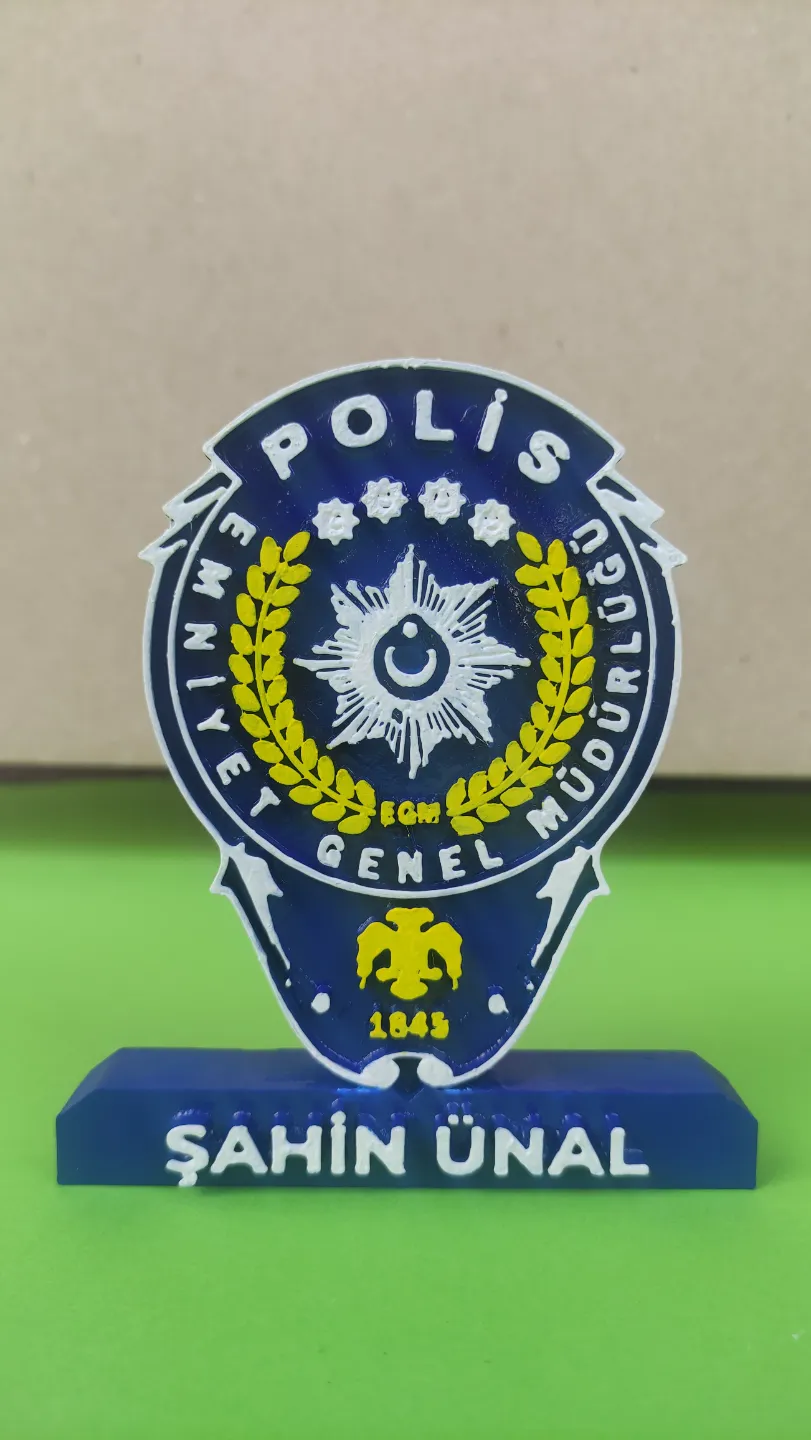 Turk Police Logo by YucakCraft3D - MakerWorld