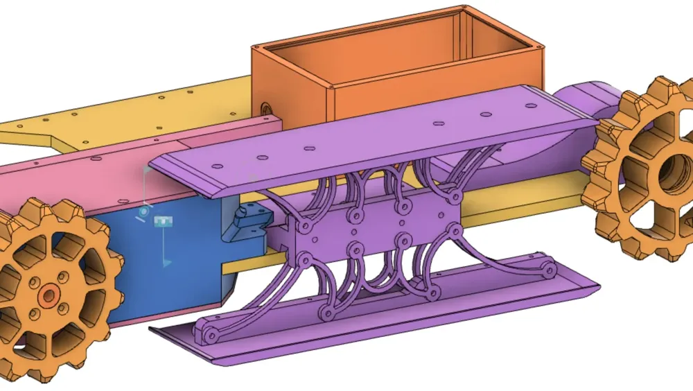 RC snowcat track vehicle by visalaya - MakerWorld