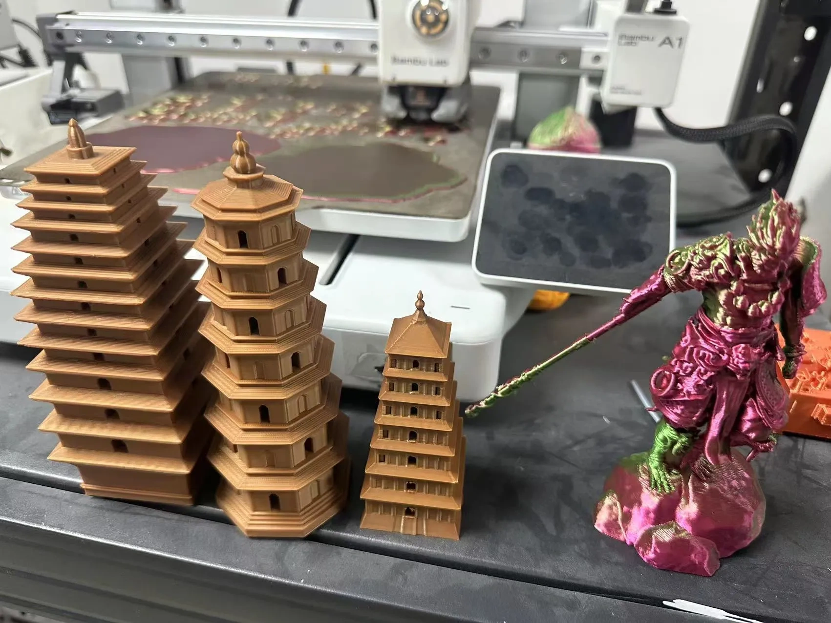 Print-in-place pagoda, no supports required by user_1826543433 - MakerWorld