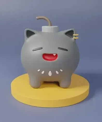 Bomb Cat by user_2052704866 - MakerWorld