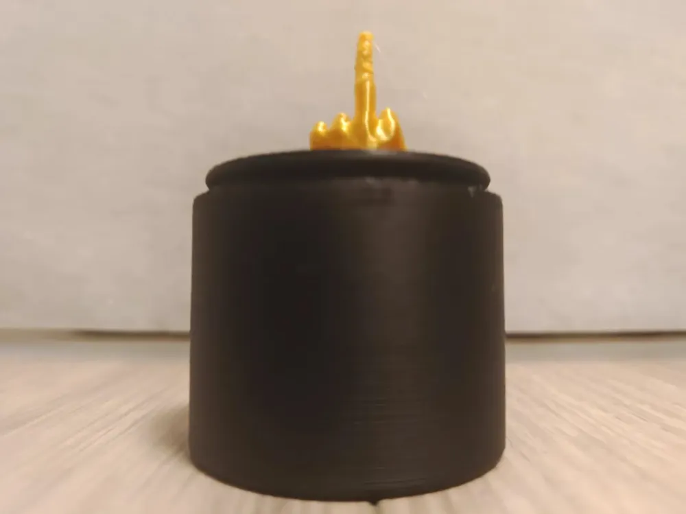 Middle Finger Gift Box Prank, One-Piece 3D Printed, No Metal Parts ...