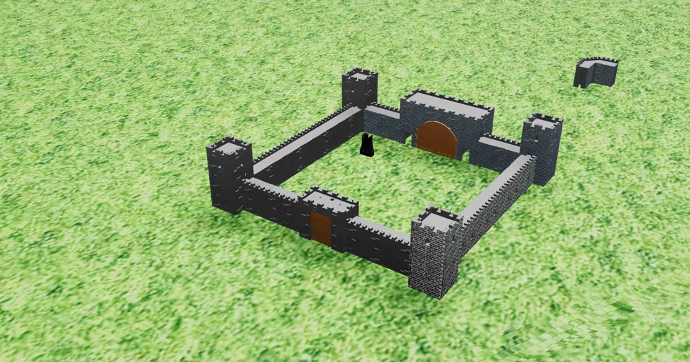 Modular castle by mac93 - MakerWorld