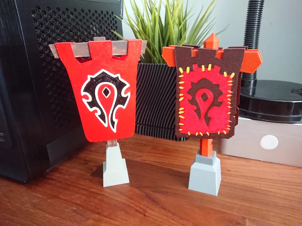 Modern WoW Horde Battleground Banner by mkl3D MakerWorld: Download Free ...