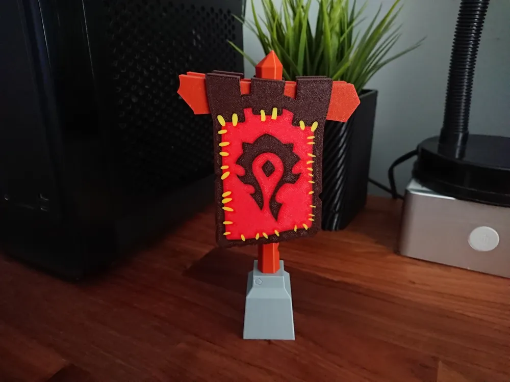 Modern WoW Horde Battleground Banner by mkl3D MakerWorld: Download Free ...