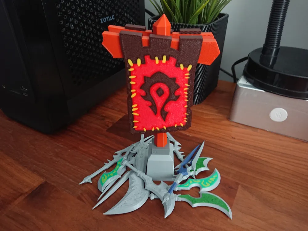 Modern WoW Horde Battleground Banner by mkl3D MakerWorld: Download Free ...
