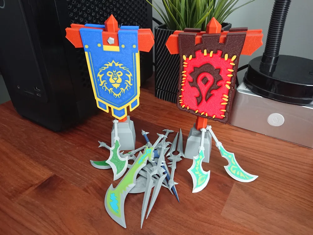 Modern WoW Horde Battleground Banner by mkl3D MakerWorld: Download Free ...