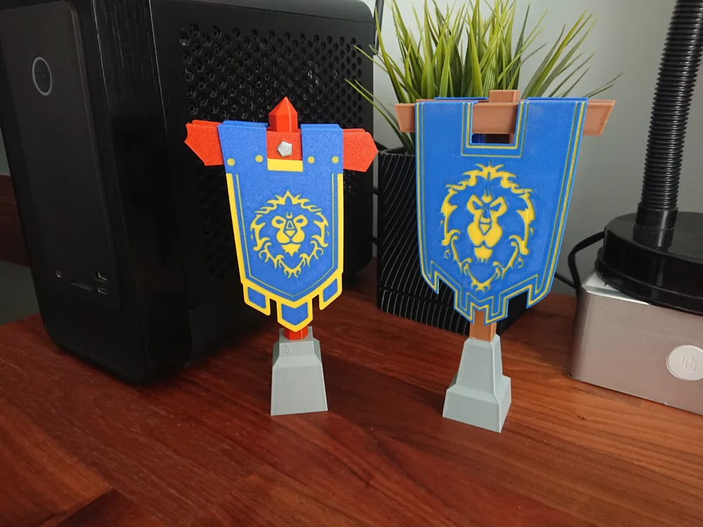 Modern WoW Alliance Battleground Banner by mkl3D MakerWorld: Download ...