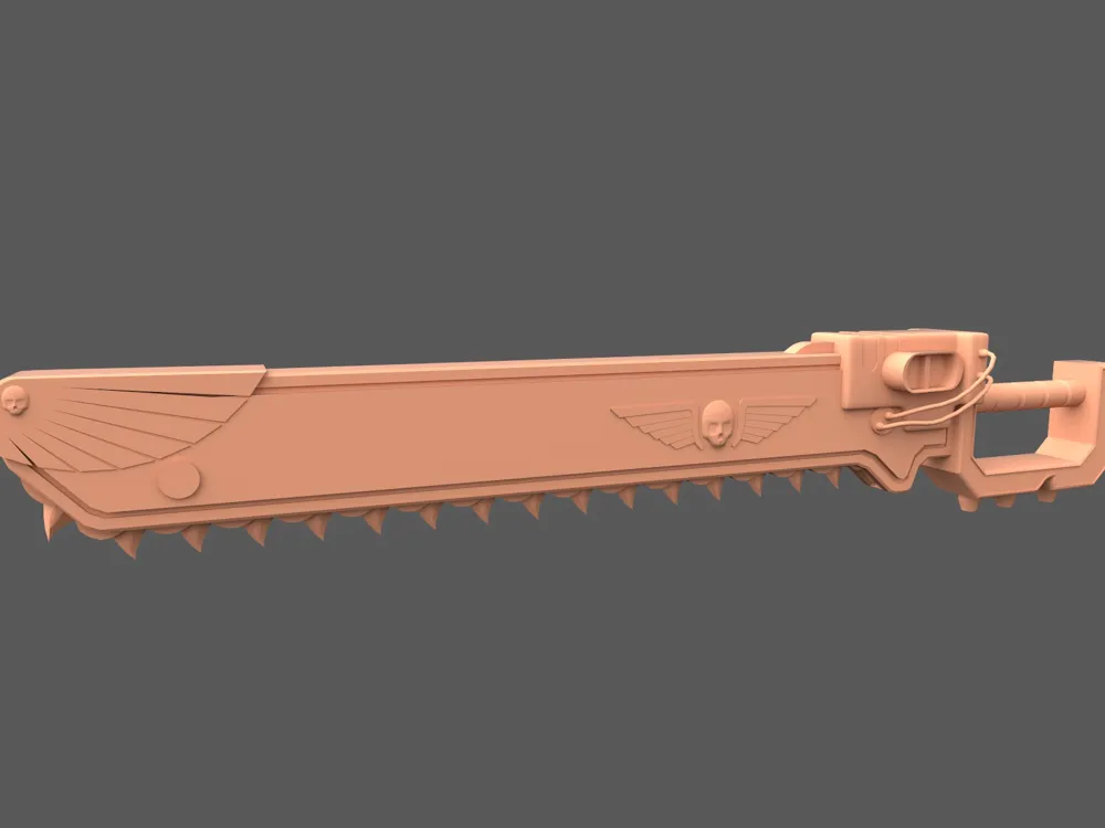 Warhammer 40k chain sword Remixed by Fede3Dart - MakerWorld