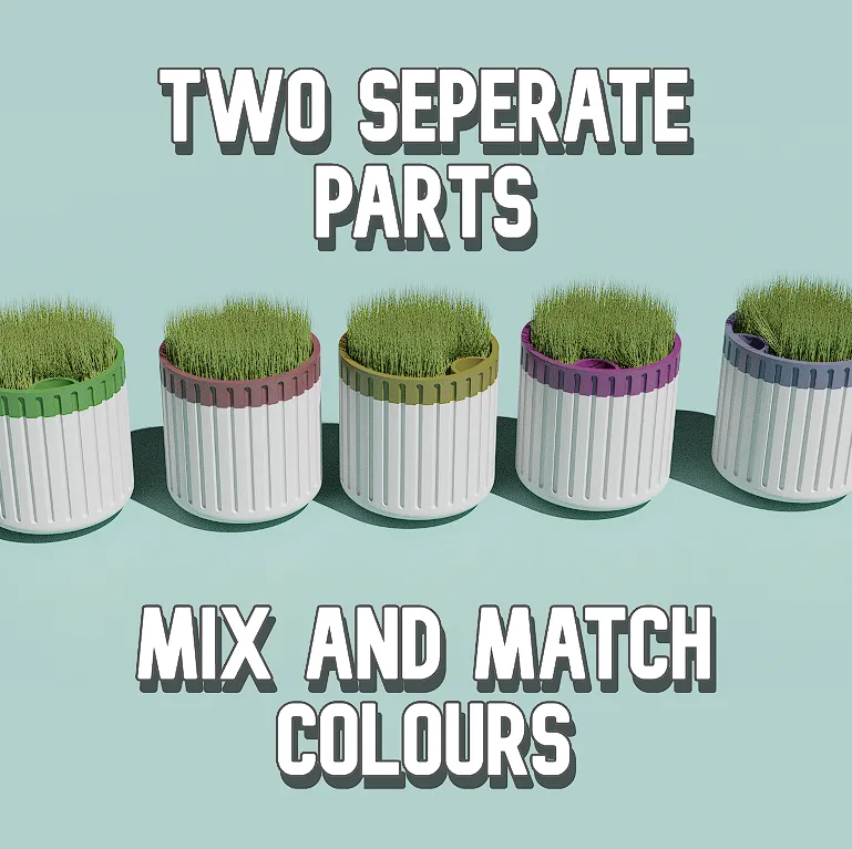 Stylish Self-Watering Pot by Jacc - MakerWorld