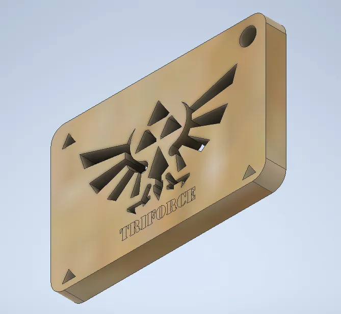 Zelda Triforce Logo Tag by Prototype v1.1 - MakerWorld