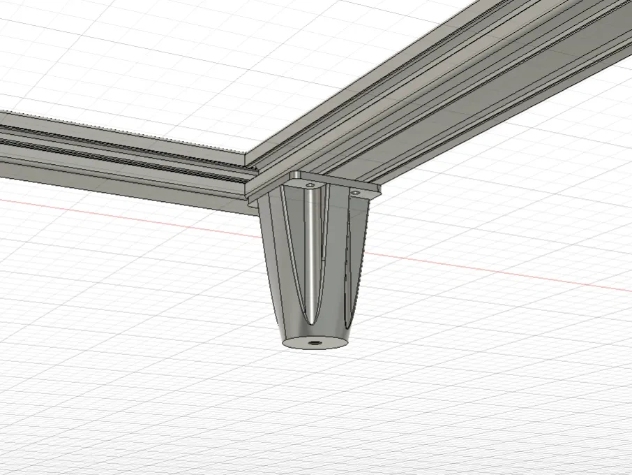 Riser Feet (for 4020 Aluminum Profile) by nexins - MakerWorld