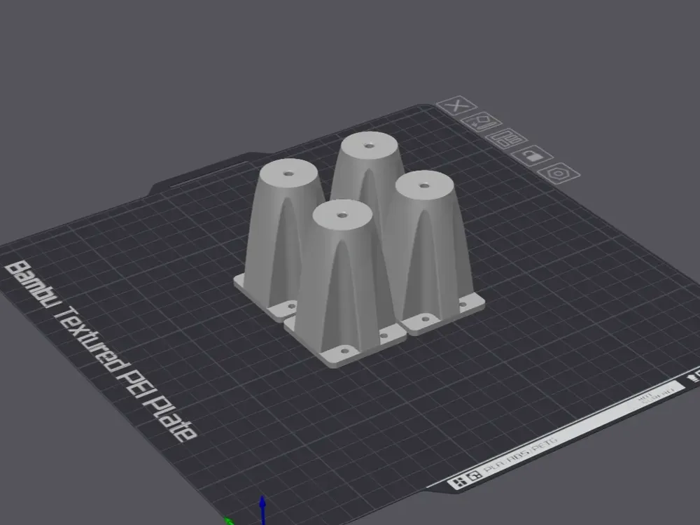 Riser Feet (for 4020 Aluminum Profile) by nexins MakerWorld: Download ...