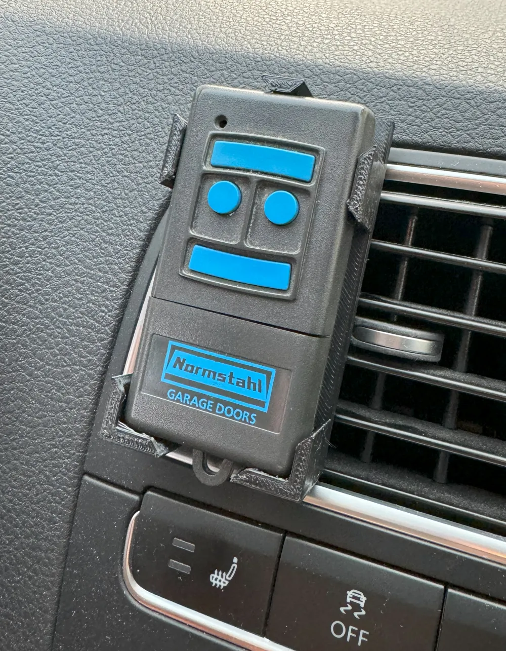Normstahl garage door remote car holder by Rego - MakerWorld