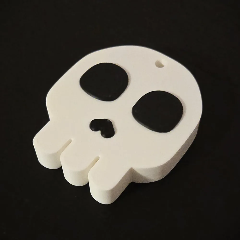 Discord Skull Keychain by Derivative - MakerWorld