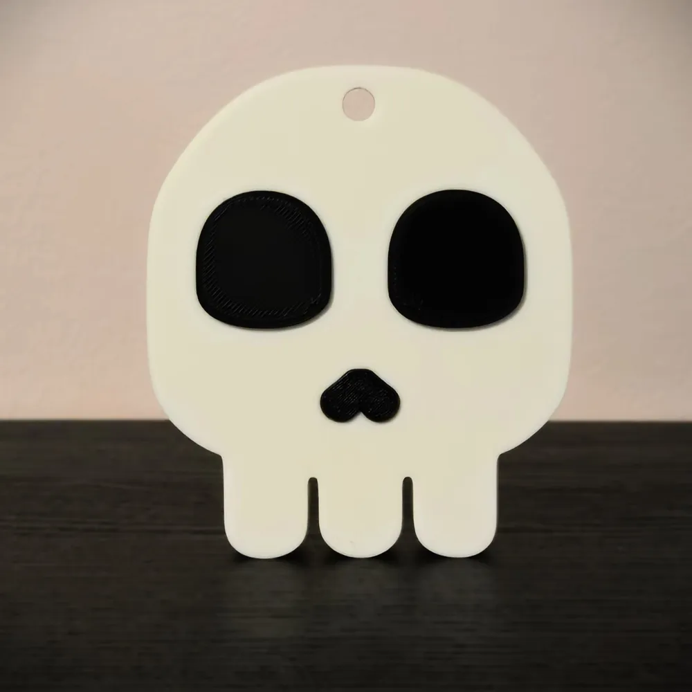 Discord Skull Keychain by Derivative - MakerWorld