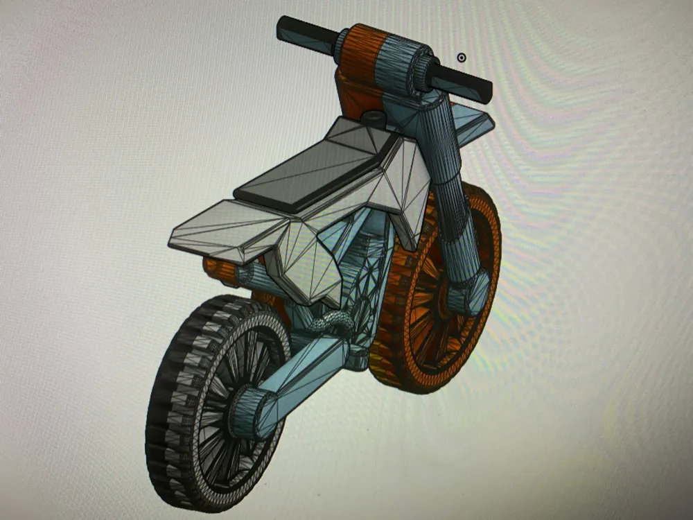 dummy 13 dirt bike with engine Remixed by CT-7567 MakerWorld: Download ...