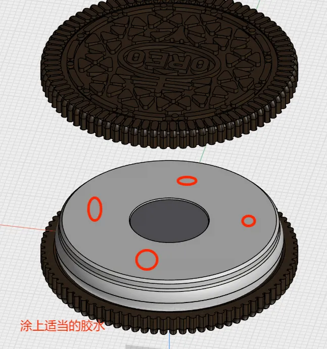 Oreo-Ratchet Fidget Toy - Free 3D Print Model - MakerWorld