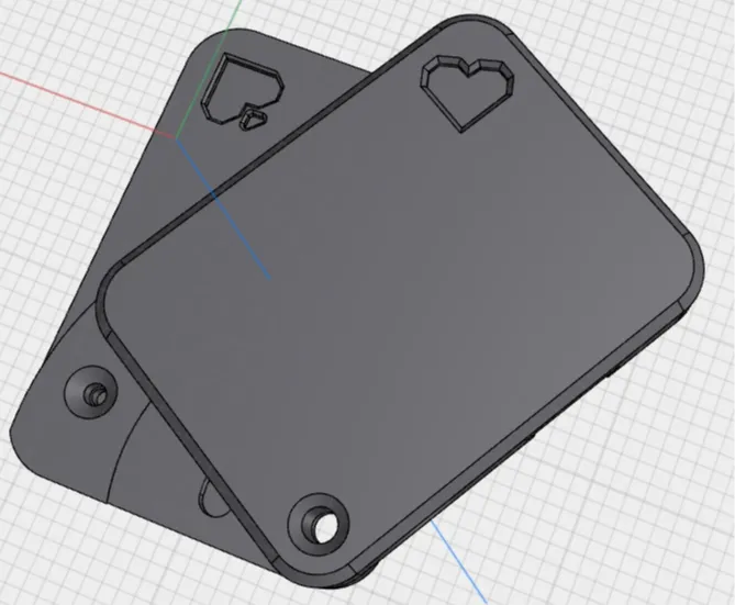 Poker Price Tag EDC Side Push Mechanical Push Card - Free 3D Print ...