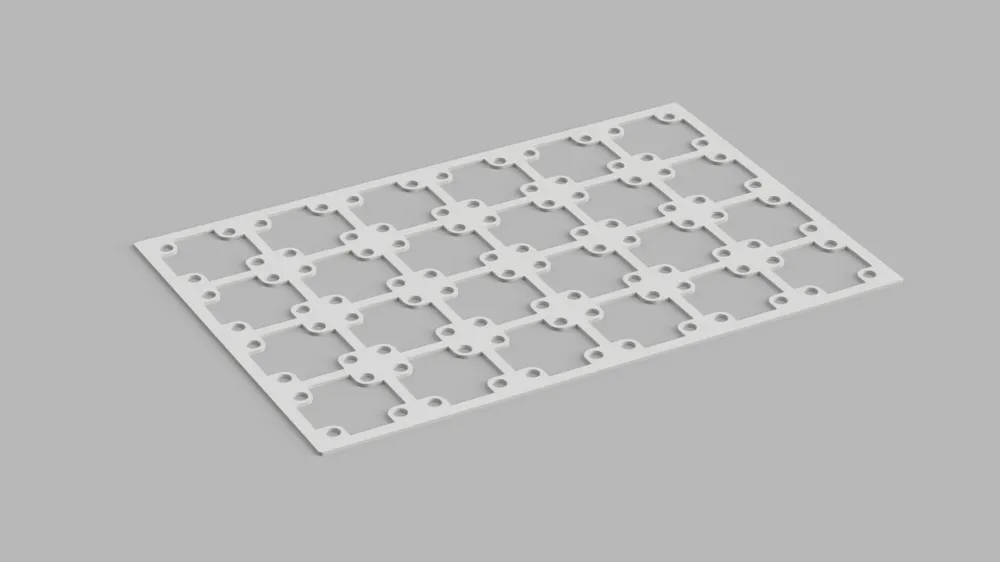 Parametric Laser Cut Gridfinity Base Plate - Free 3D Print Model ...