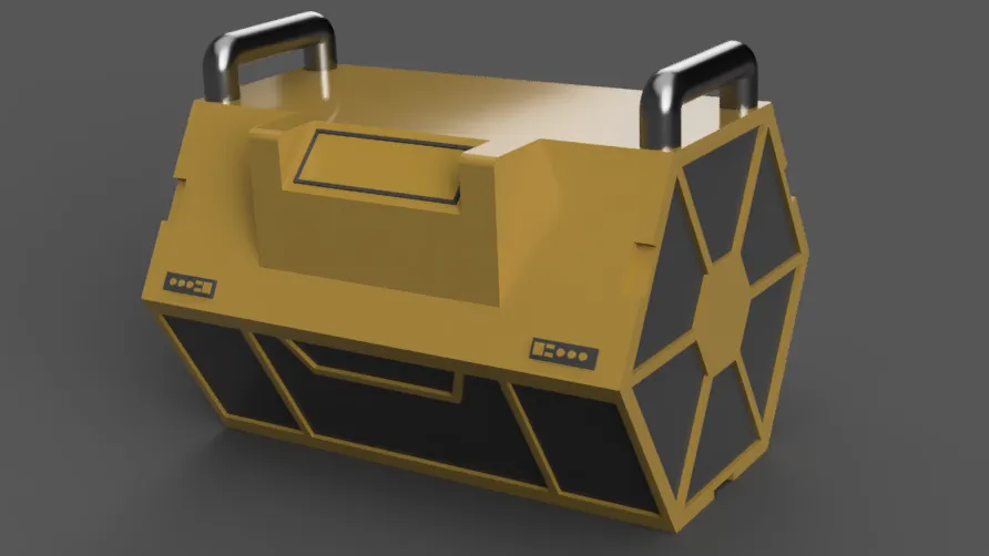 Star Wars Themed Storage Box 2 with Compartment by TAH3DGeek - MakerWorld