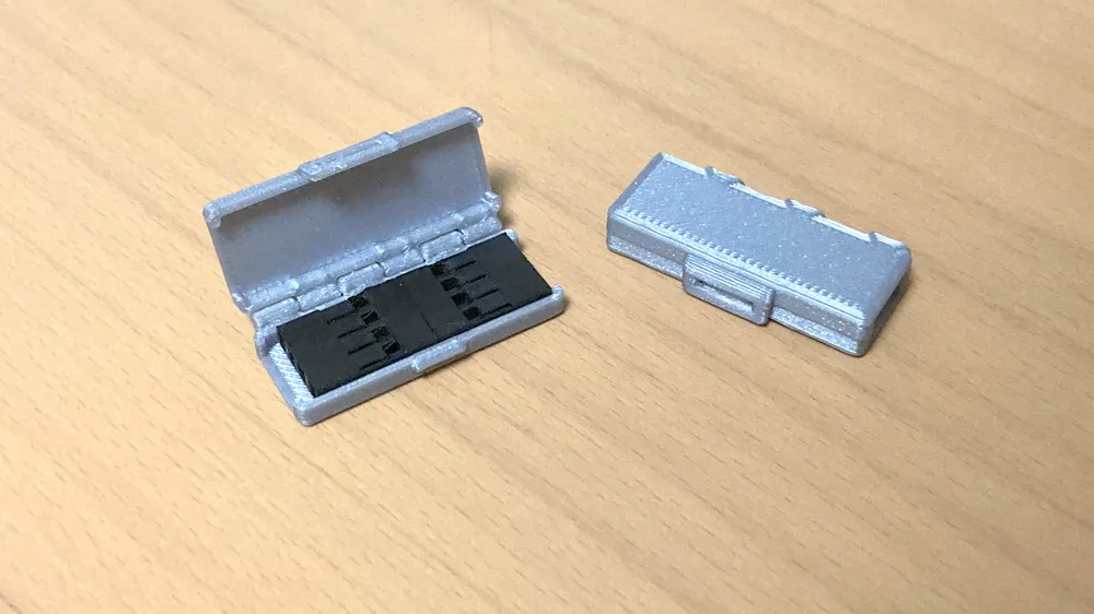 Hinged Cover for Dupont Connector Remixed by Hiroloquy - MakerWorld