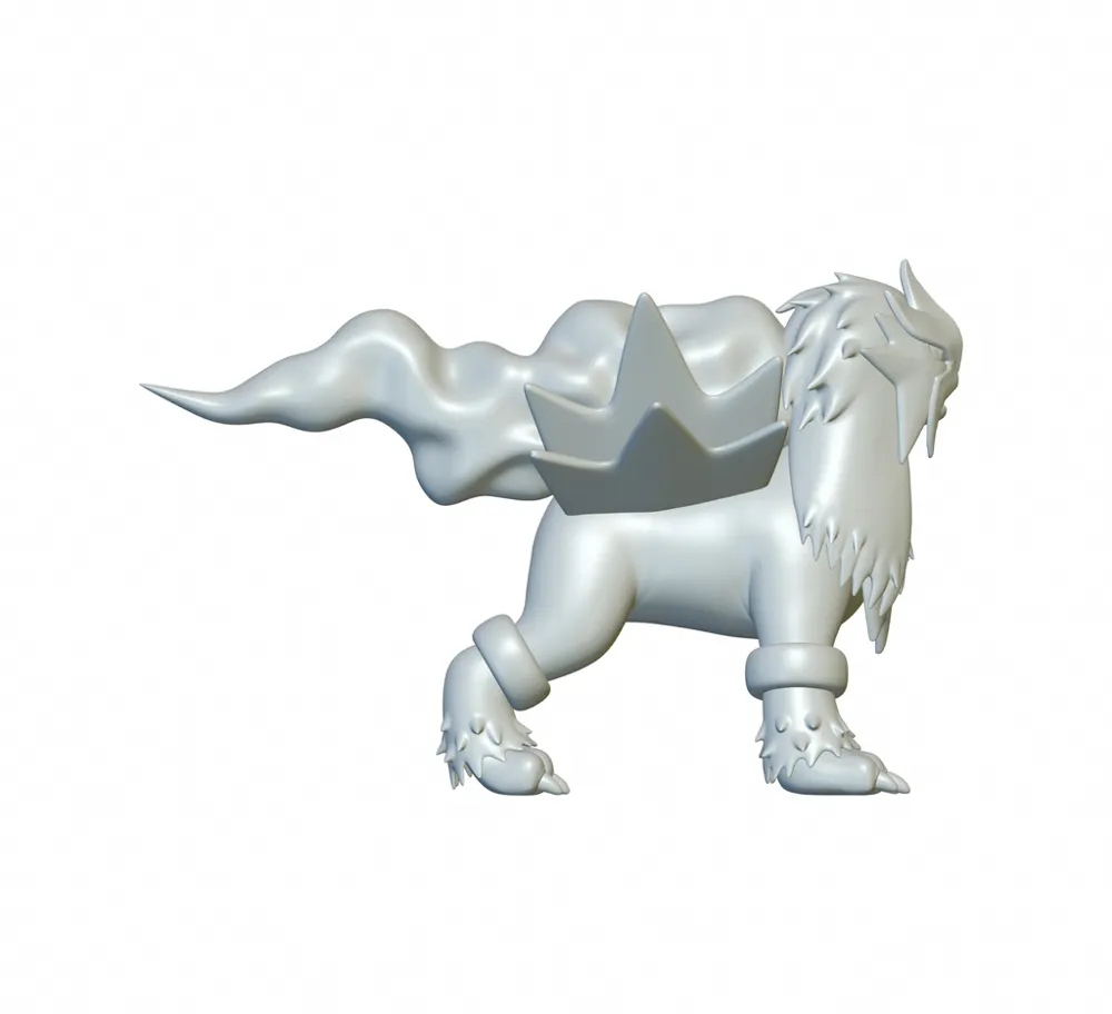 Pokemon Entei #244 - Optimized for 3D Printing by 3Dprint1UP - MakerWorld
