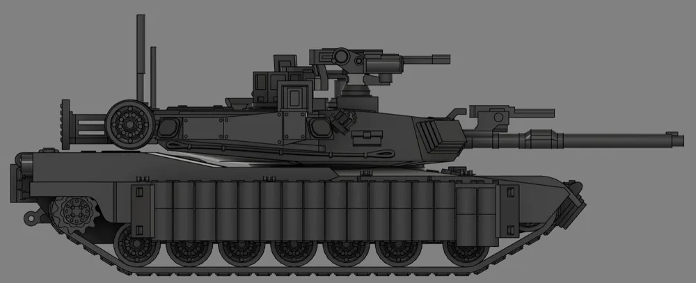 M1A2 Abrams SEP V4 TUSK I + II by DeltaXMakerWorld: Download Free 3D Models