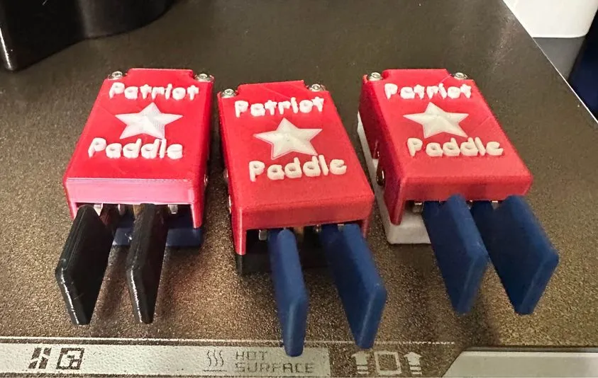 Iambic CW Morse Code Paddles with Bearings Remixed by Alan/KG9PN - MakerWorld